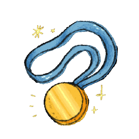 Prize Medaille Sticker for iOS & Android | GIPHY