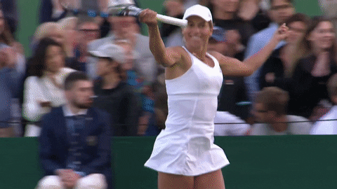 Tennis Player Reaction GIF by Wimbledon - Find & Share on GIPHY