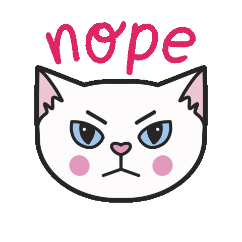 Nope Nope Nope Cat Gif