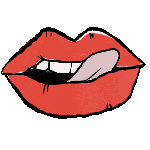 Lips Licking Sticker for iOS & Android | GIPHY