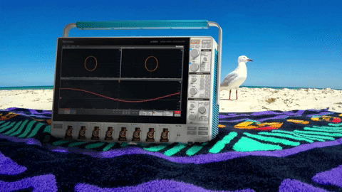 Heat Wave Beach GIF by Tektronix - Find & Share on GIPHY