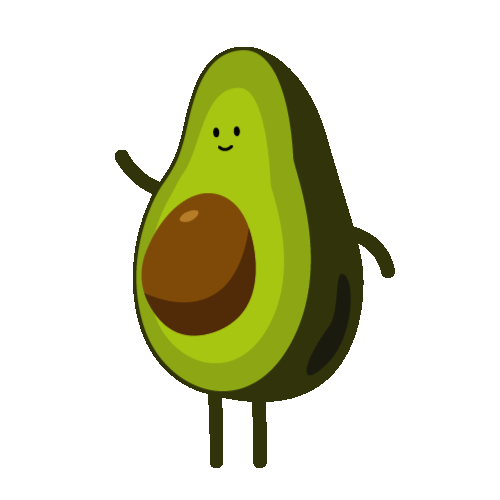 Hannah Avocado Sticker by UCLA for iOS & Android | GIPHY