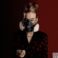 Creepy Gas Mask Gif