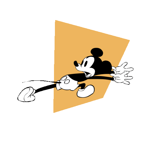 Mickey Mouse Running Scared