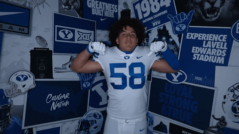 Byu Football GIF by BYU Cougars - Find & Share on GIPHY