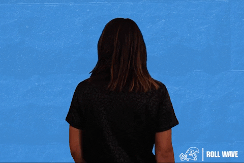 Tulane Turnaround GIF by GreenWave - Find & Share on GIPHY