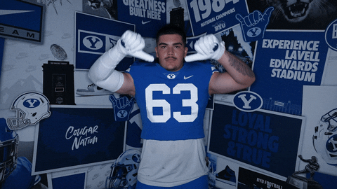 Byu Football GIF by BYU Cougars - Find & Share on GIPHY