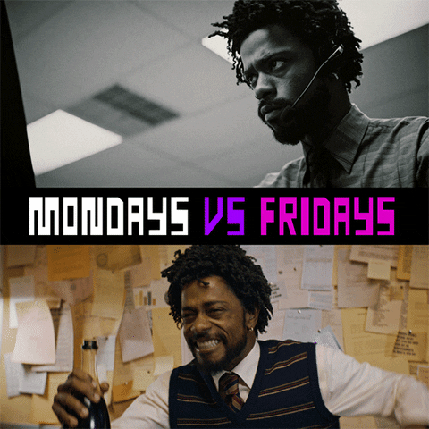 Monday Vs Friday GIFs - Get the best GIF on GIPHY