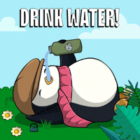 Drinking Water Animated Gif