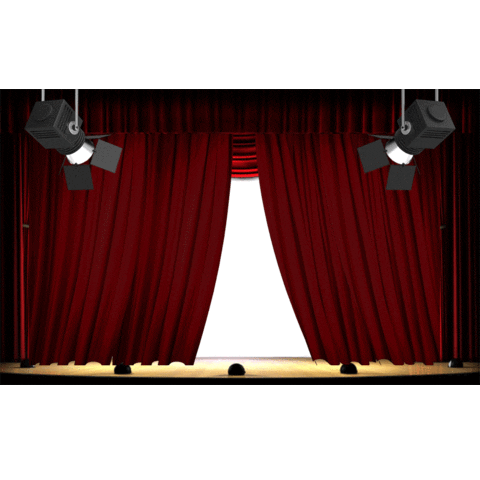 Animated Stage Curtains Gif