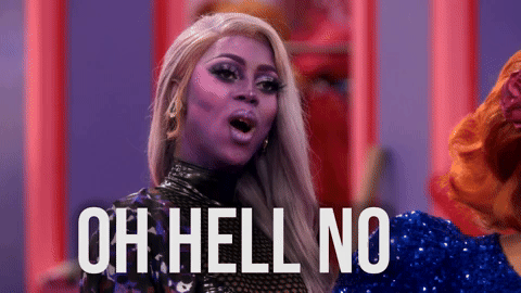 Hell No Reaction Gif