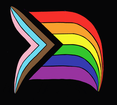 Pride Flag GIF by Fox Fisher - Find & Share on GIPHY