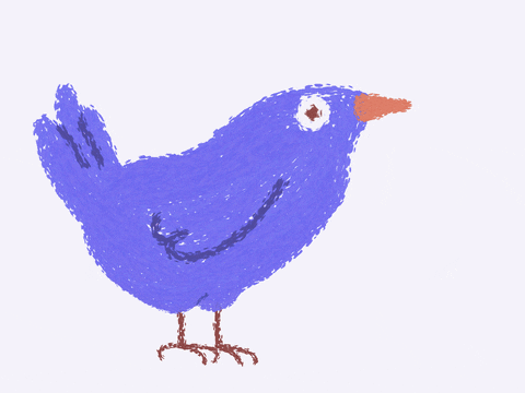 Blue Bird Dancing GIF by Art of tvb - Find & Share on GIPHY