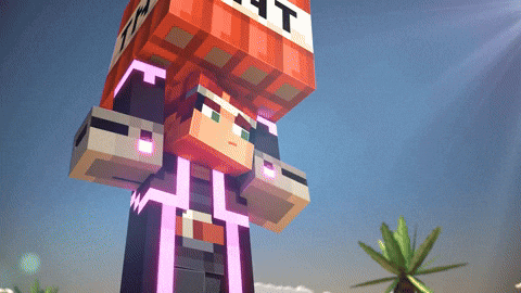 Hold This Video Game GIF by Minecraft - Find & Share on GIPHY