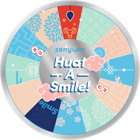 Chinese New Year Huat Sticker by Zenyum for iOS & Android | GIPHY