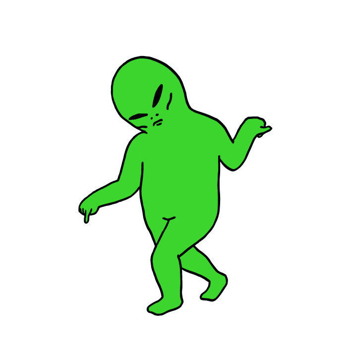 Dancing Alien Gif