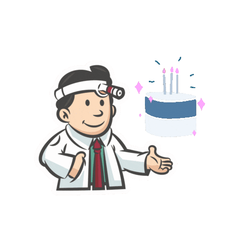 Birthday Doctor Sticker by NOOBA for iOS & Android | GIPHY