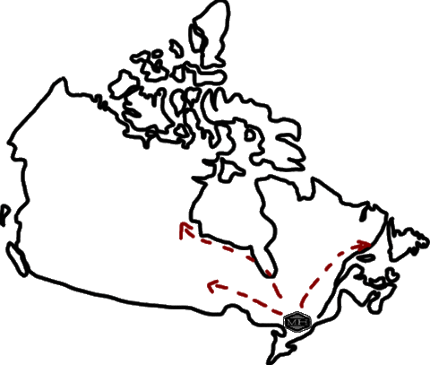 Canada Map Sticker by Maker House Co. for iOS & Android | GIPHY