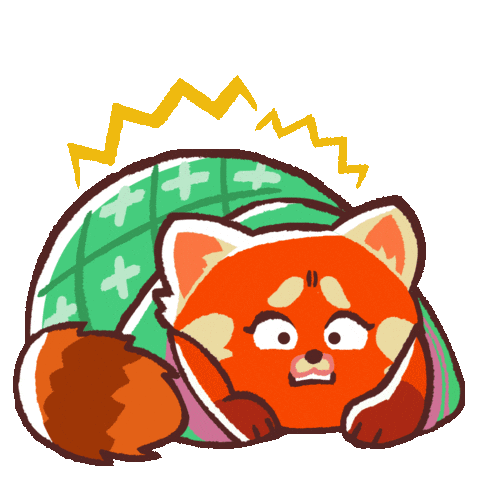 Red Pandas Scared Gif