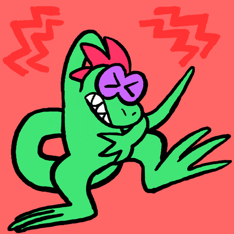 NEW Lizard Party by Nicky Rojo | GIPHY
