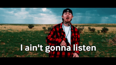 I Refuse To Hear This GIFs - Get the best GIF on GIPHY