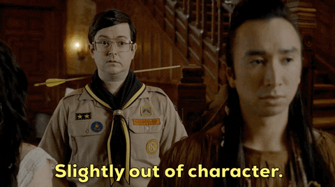 Out Of Character GIFs - Get the best GIF on GIPHY