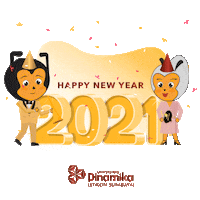 DinaMiko Stickers New Year Edition by Debu Aspal | GIPHY