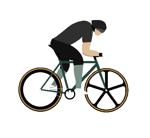 Bike Fixie Sticker by Khai for iOS & Android | GIPHY
