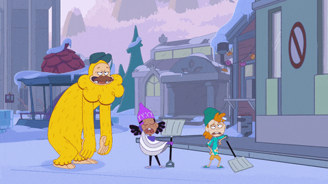 Christmas Snow GIF by The Unstoppable Yellow Yeti - Find & Share on GIPHY