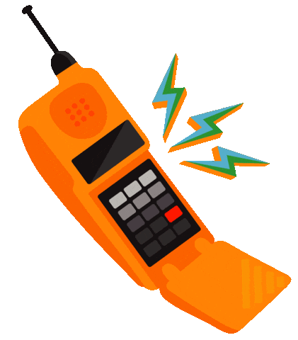 Ringing Mobile Phone Sticker by COTR for iOS & Android | GIPHY