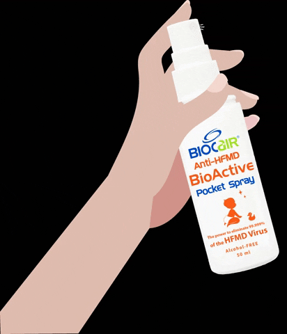 Spray Disinfectant GIF by BioCairSG - Find & Share on GIPHY