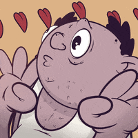 Creepy Guy Staring Gif