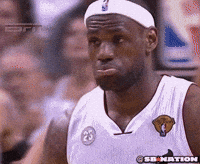 Lebron James Powder Gif
