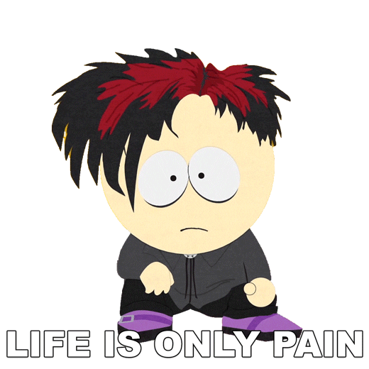Emo This Is Painful Sticker by South Park for iOS & Android | GIPHY