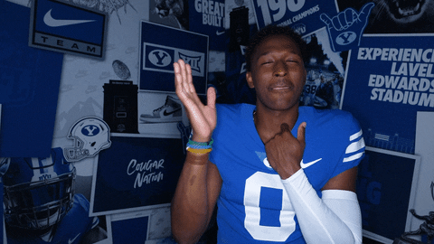 Byu Football GIF by BYU Cougars - Find & Share on GIPHY