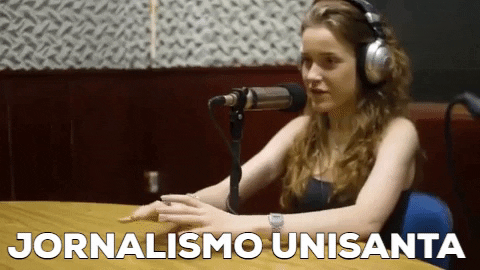 Jornalismo GIF by Unisanta - Find & Share on GIPHY