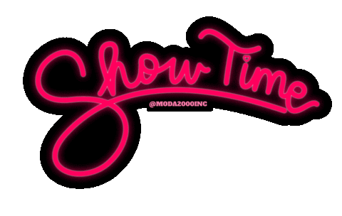 Show Time Sticker by Moda 2000 Inc for iOS & Android | GIPHY