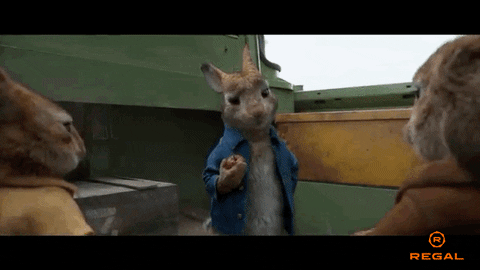 Disgusted Peter Rabbit GIF by Regal - Find & Share on GIPHY