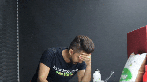 Sad Head In Hands GIF by Digital Pratik - Find & Share on GIPHY