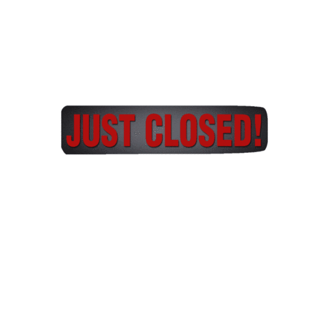 Just Closed Sticker by APLA Group for iOS & Android | GIPHY