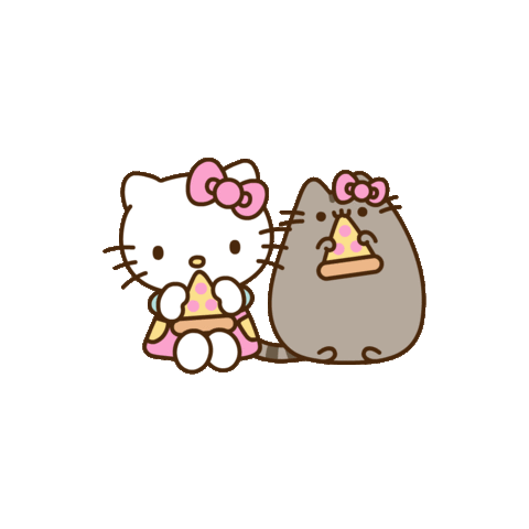 Hello Kitty Cat Sticker by Pusheen for iOS & Android | GIPHY