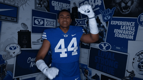 Byu Football GIF by BYU Cougars - Find & Share on GIPHY