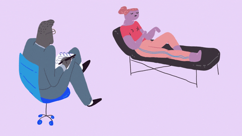 Happy Mental Health GIF by Oksana Kurmaz Art & Animation - Find & Share ...