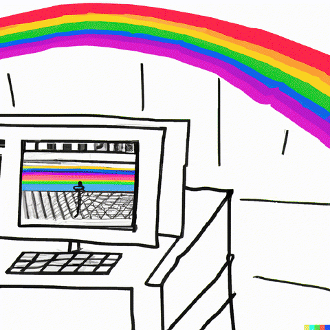 Rainbow Computer GIFs - Find & Share on GIPHY
