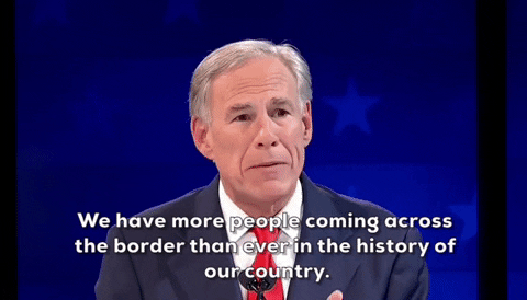 Greg Abbott Immigration GIF by GIPHY News - Find & Share on GIPHY