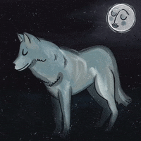 Howling Wolf Animated Gif