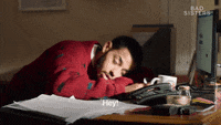 Falling Asleep At Desk Gif