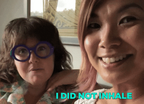 I-did-not-inhale GIFs - Get the best GIF on GIPHY