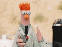 Beaker Muppet Fire Gif