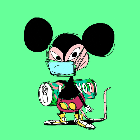 Minnie Mouse Smoking Weed